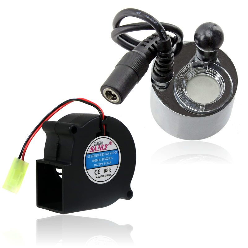 Spares2go Electric Heater Fan Unit compatible with Dimplex DC 24v ...