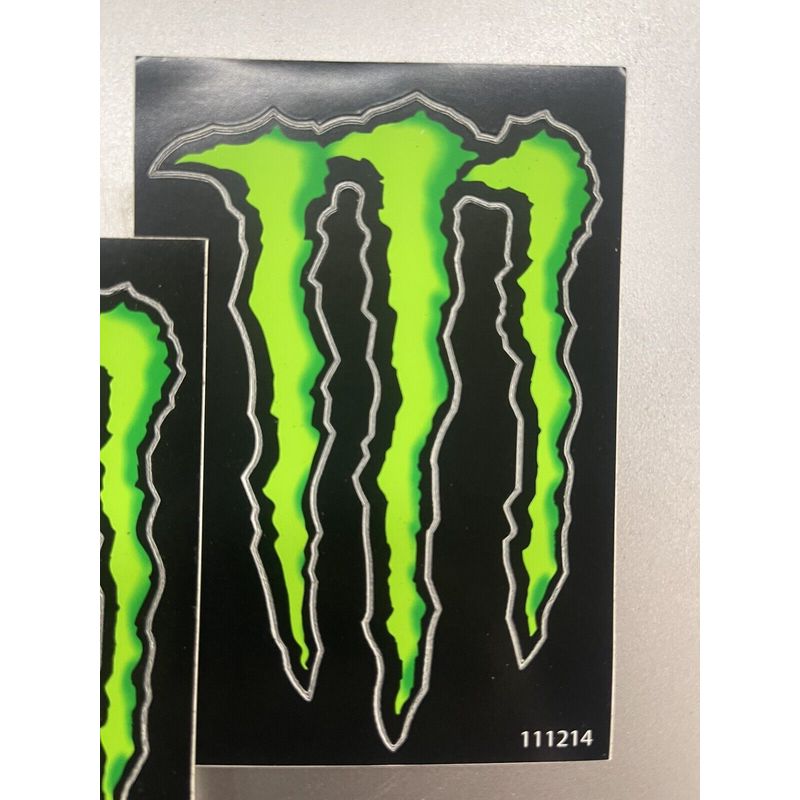 (1) 🔥3X4 Inch Monster Energy Sticker Decal. Waterproof Stickers ...