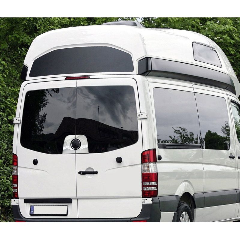 Mercedes Sprinter W906 Chrome Rear Emblem Trims Stainless Steel Border ...