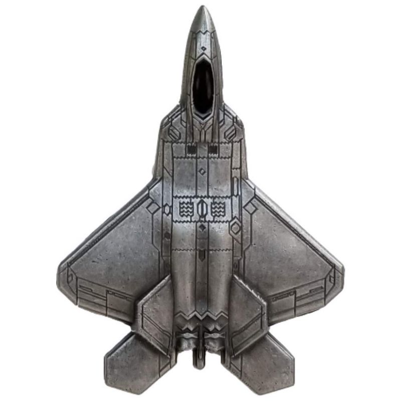 F-22 Raptor Military Aircraft Shaped Challenge Coin - Online ...
