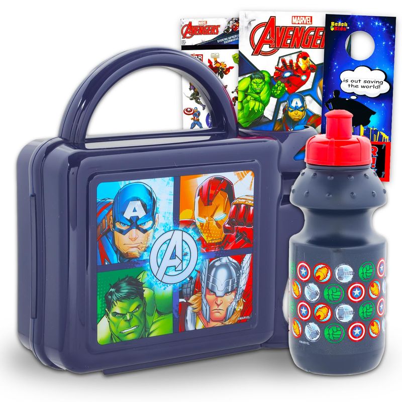 Avengers Lunch Box for Boys - Bundle with Avengers Lunch Box with ...