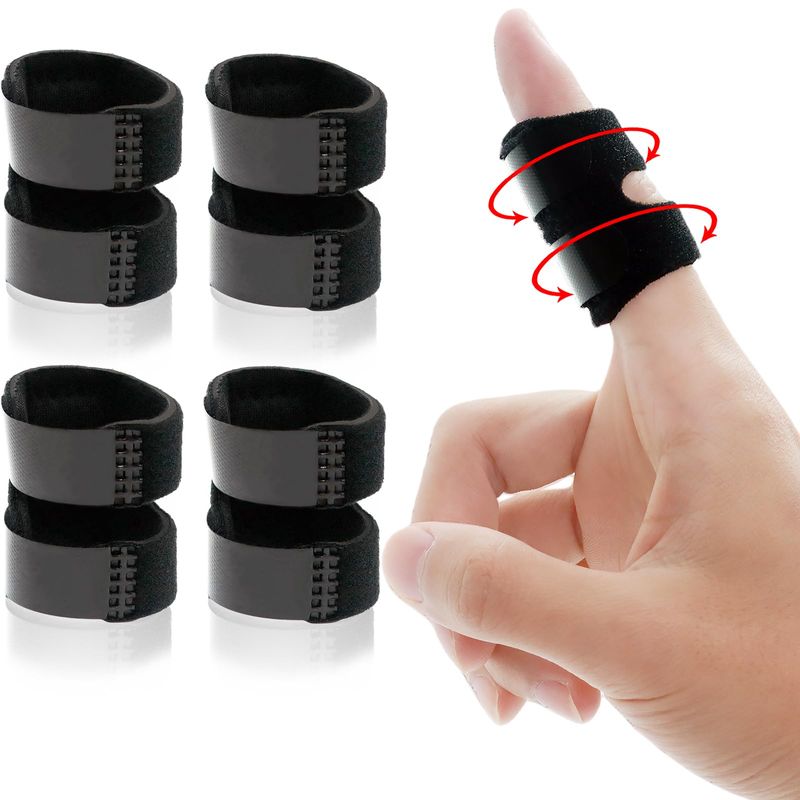 Hasny Finger Splint - 4pcs Adjustable Thumb Splint Trigger Finger ...