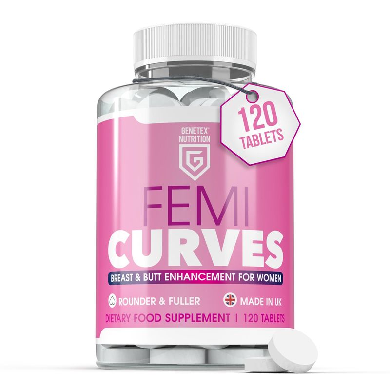 Femi Curves Bum & Breast Enhancement Tablets for Women – 120 Tablets ...