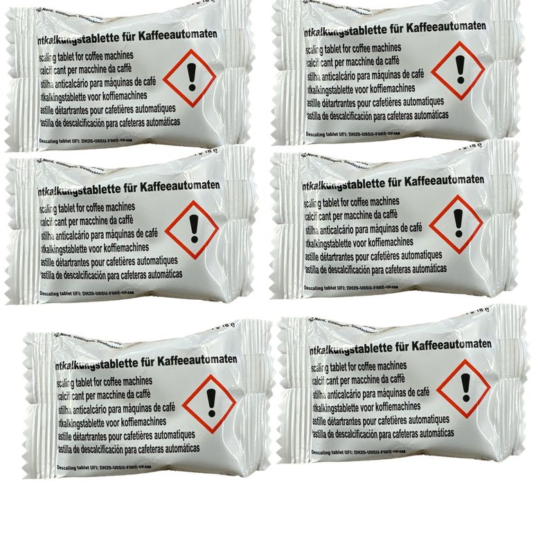 QUAILITAS Descaling Tablets [Pack of 6] Coffee Maker Descaling Tablets ...