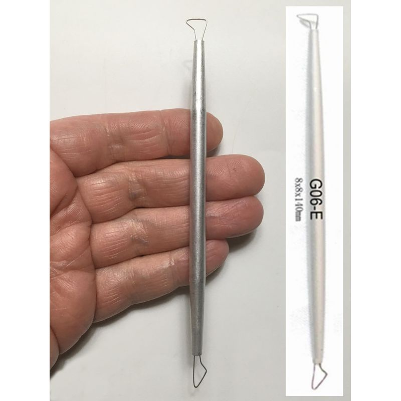 M01542 MOREZMORE 1pc Ribbon Tool for Polymer Sharp Flat Ribbon Edge ...