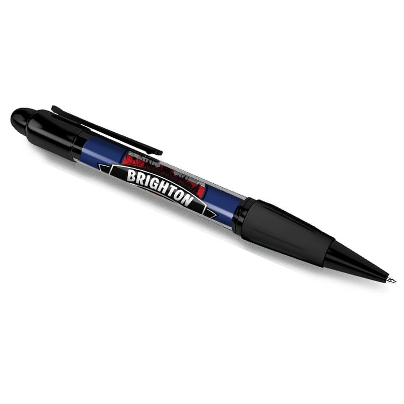 DV DESIGN Brighton Black Ballpoint Pen - Skyline England UK GB Travel ...