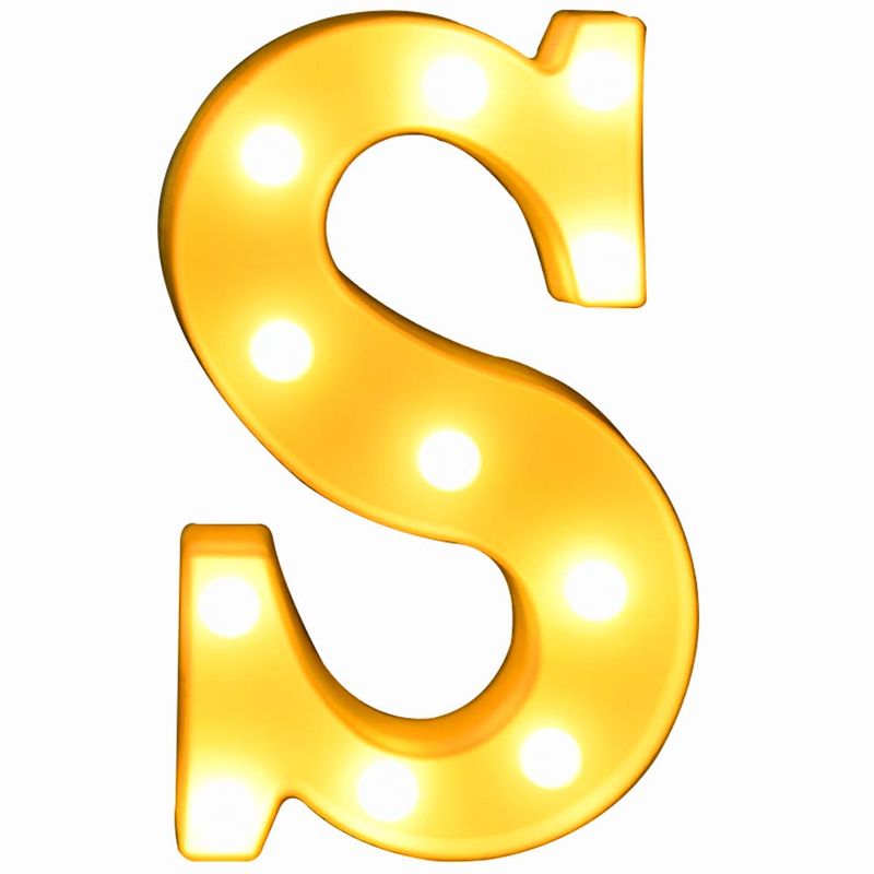 Marquee Light, LED Light, Letter or Number Shape, Battery Operated ...
