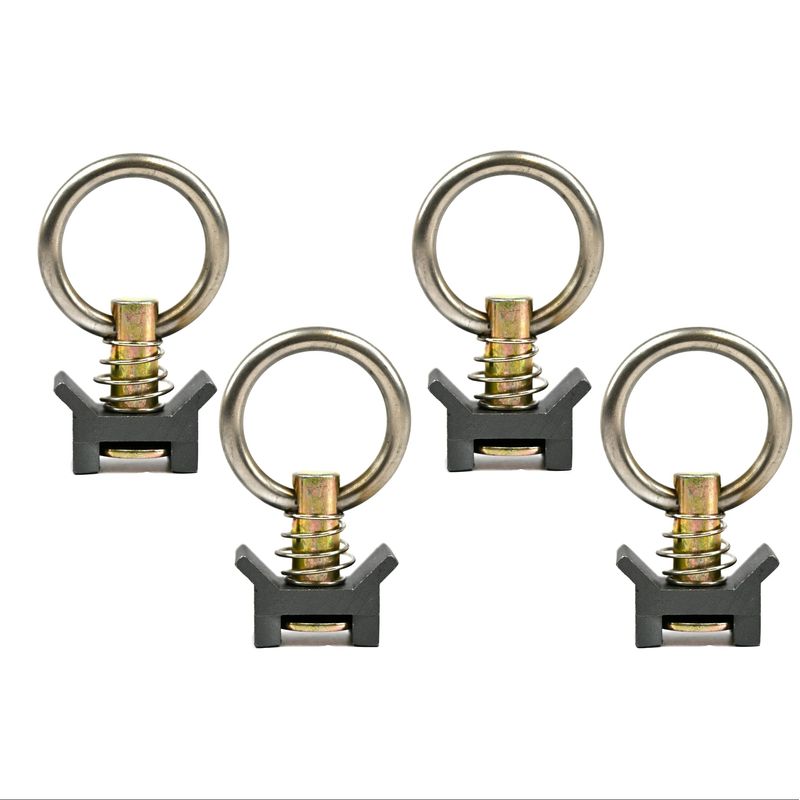 VanEssential Venture L-Track Spring Loaded Adjustable Tie Down Ring ...