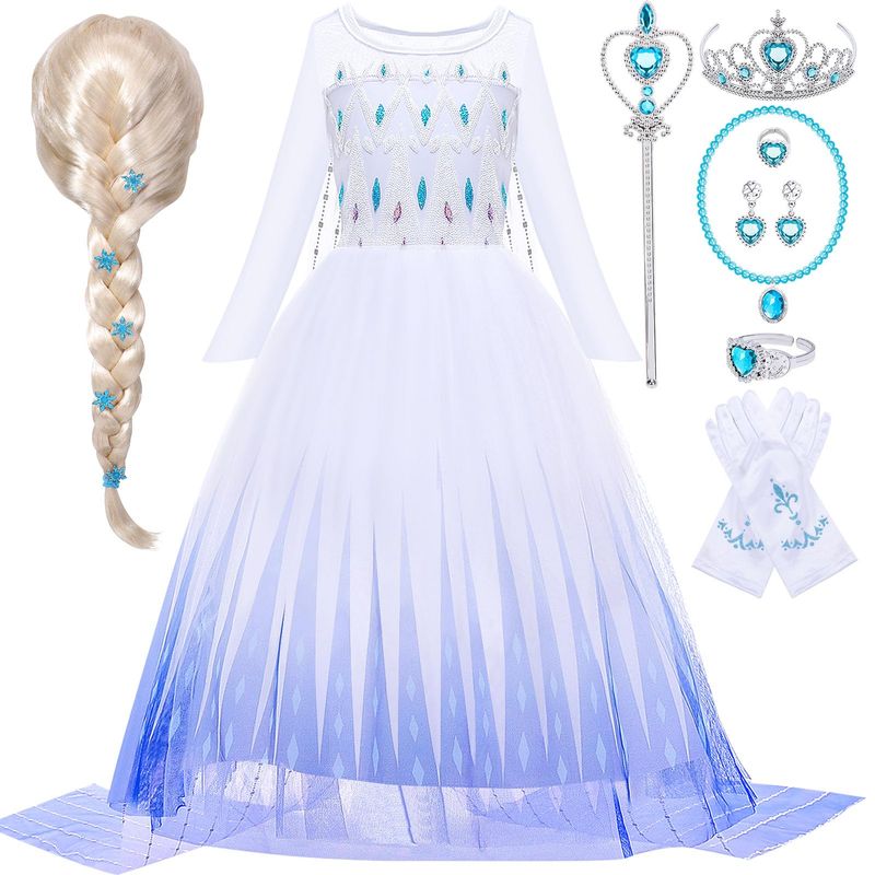 G.C Elsa Frozen Dress Costume for Girls Toddler Princess Dress Up ...