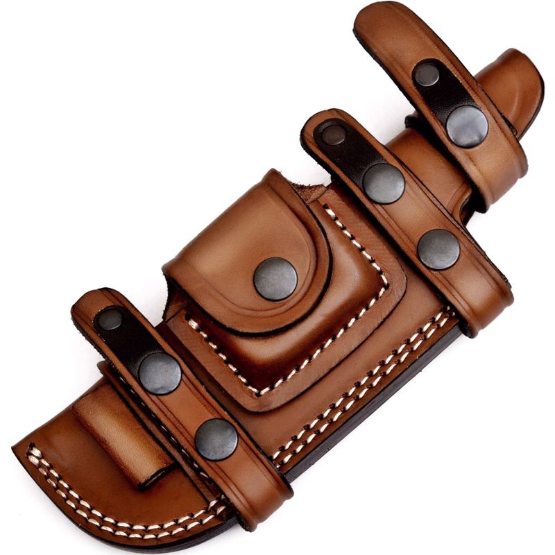 Ottoza TOP GRAIN Leather Knife Sheaths for Fixed Blade Knives, RIGHT HAND Leather Knife Sheath ...