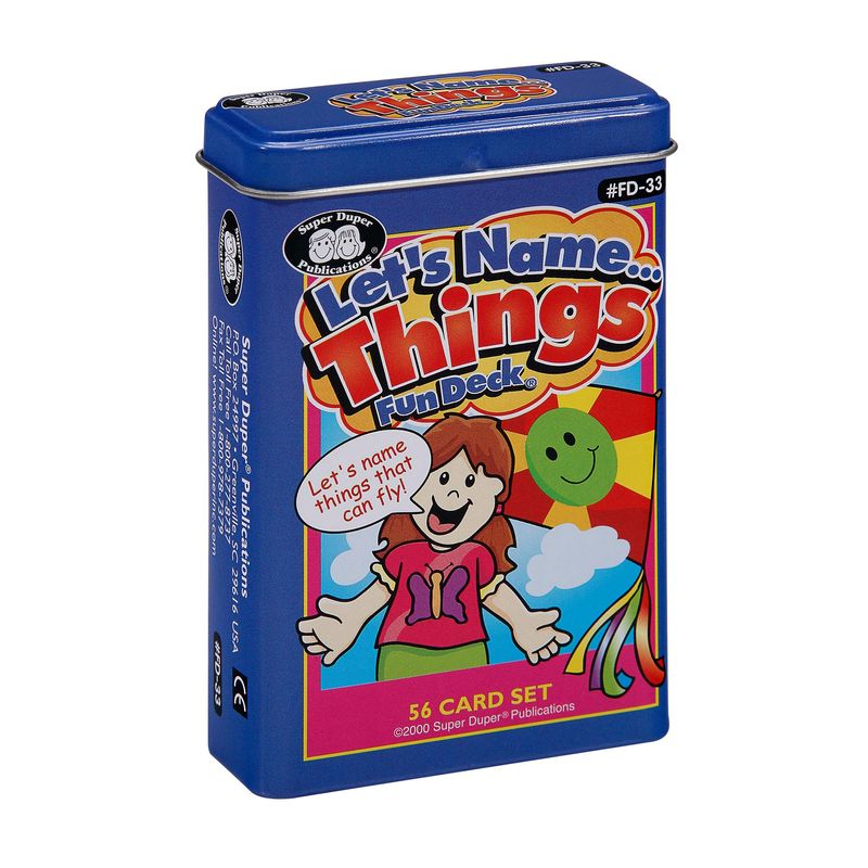 Super Duper Publications | Let's Name... Things Fun Deck Flash Cards ...