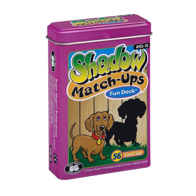 Super Duper Publications | Shadow Match-Ups Fun Deck Flash Cards | Educational Learning Resource ...