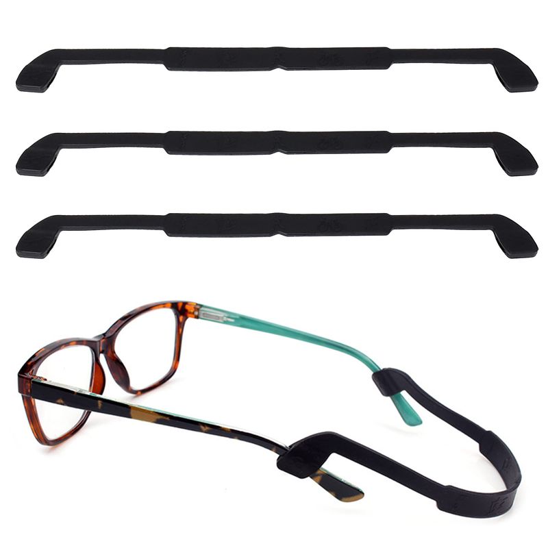 SooGree Silicone Elastic Glasses Strap, 3 Pack Eyeglasses Sunglasses ...