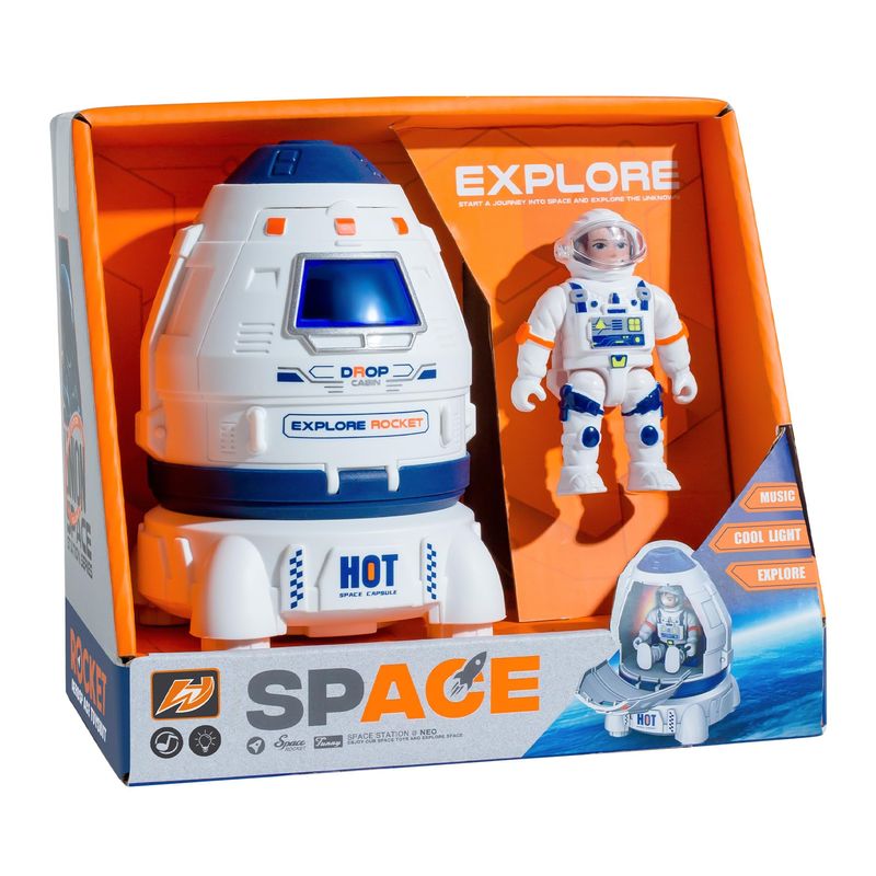 Wbzle Space Capsule Toys for Kids- Space Toys for Kids with Lights and ...