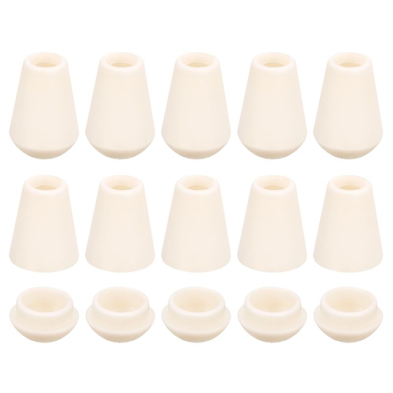uxcell Bell End Stopper Plastic Cord Rope End Lock Rope Fastener Toggle ...