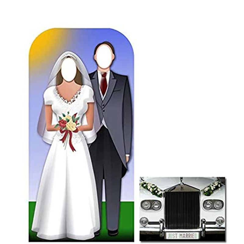 BundleZ-4-FanZ Fan Packs by Starstills Wedding Couple Stand-in - Stand In Cardboard 2D Standup ...