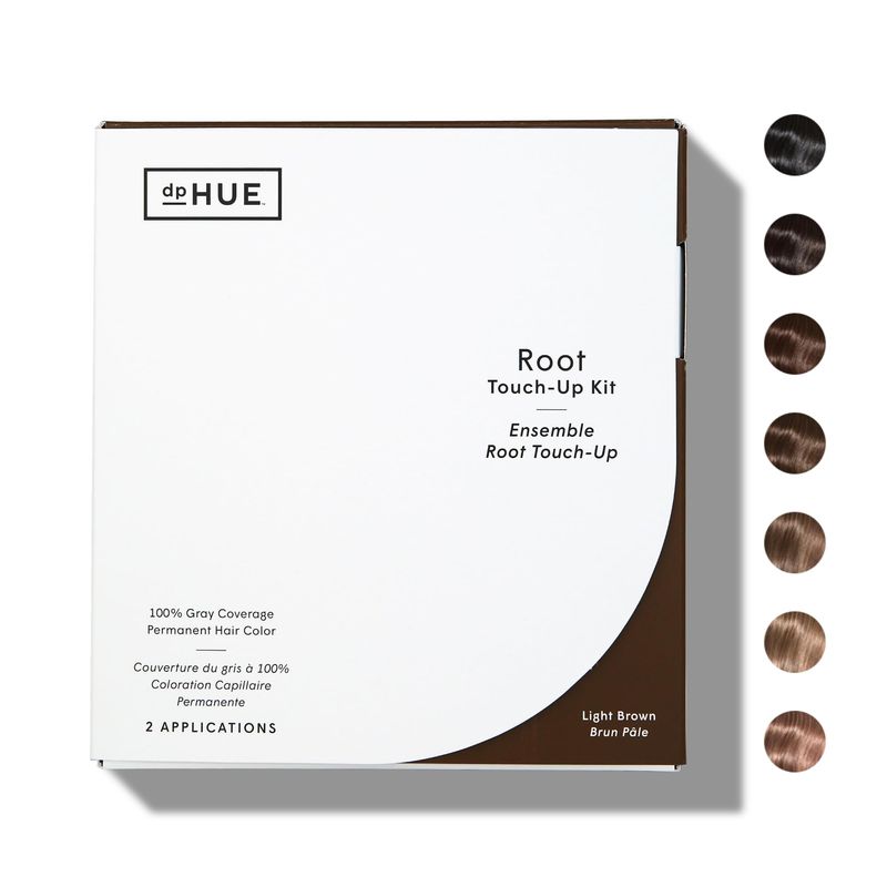 dpHUE Root Touch-Up Kit, Light Brown - Two Applications - Permanent ...