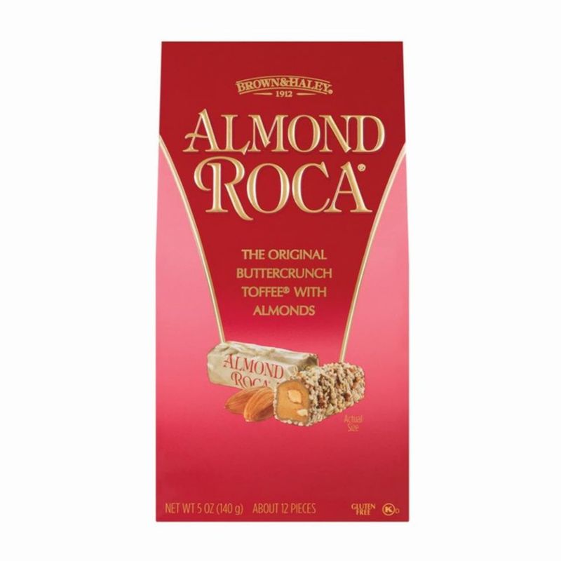 Brown & Haley Almond ROCA Stand-Up Box The Original Buttercrunch Toffee ...