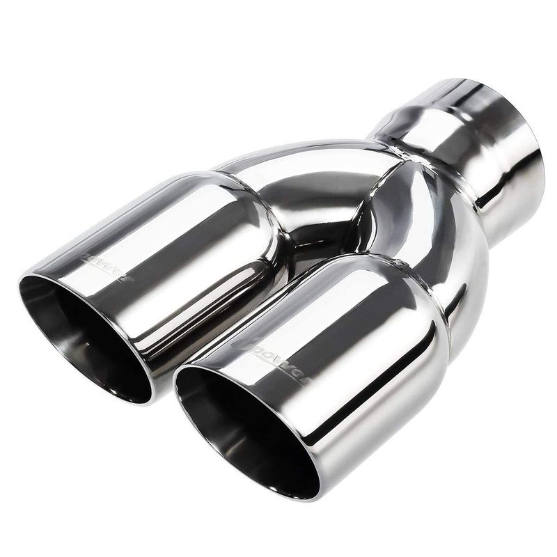 Upower Dual Exhaust Tip 3 Inch Inlet 3" outlet 9.5" Long Tail Pipe ...