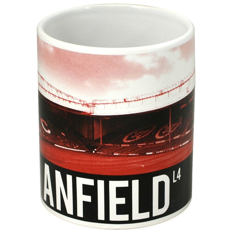 Official LIVERPOOL FC ANFIELD Stadium Design Ceramic Mug - EveryMarket