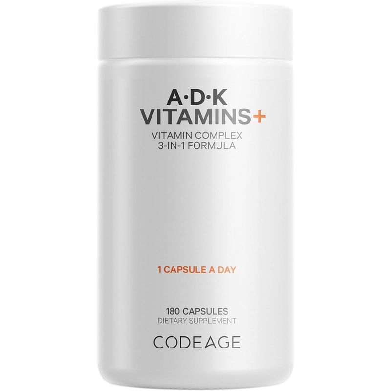 ADK Vitamis Supplement - Essential Vitamin A, Vitamin D3 5000 IU ...