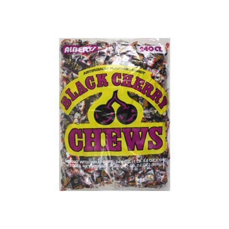 Albert's Chews Black Cherry 240 Piece Bag - EveryMarket
