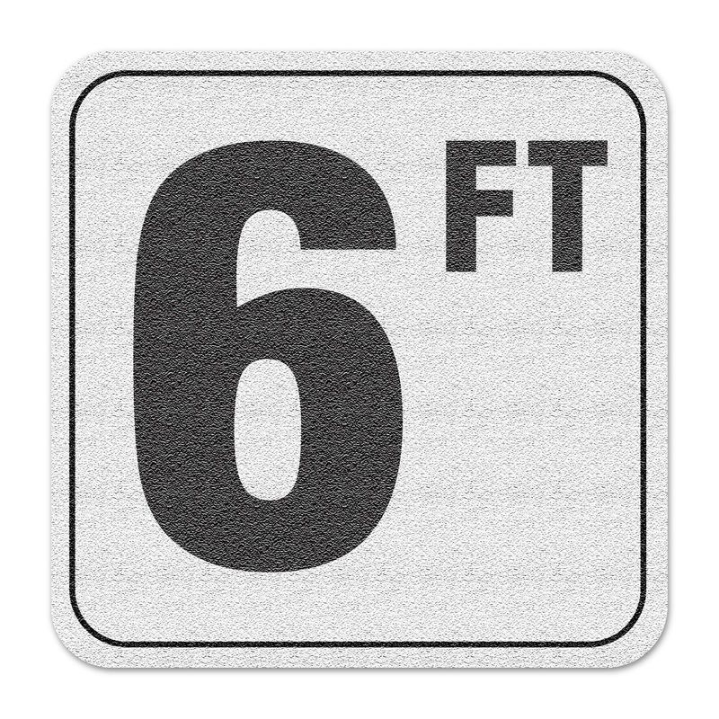 Aquatic Custom Tile, 6FT Pool Depth Markers, 6x6 Inches Vinyl Pool ...