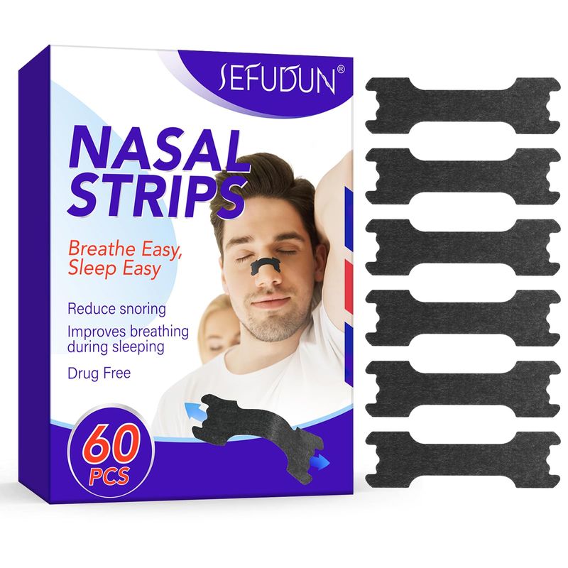 Nasal Strips - Nasal Strips for Snoring - 60 Count Extra-Strength Nasal ...