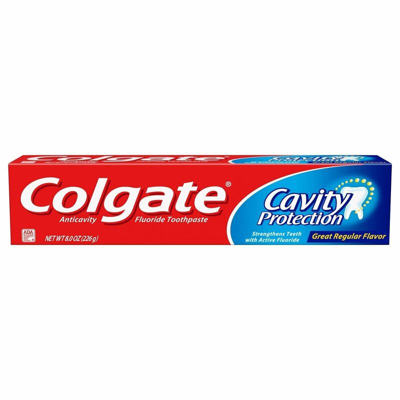 Colgate Cavity Protection Toothpaste with Fluoride Great Regular Flavor ...