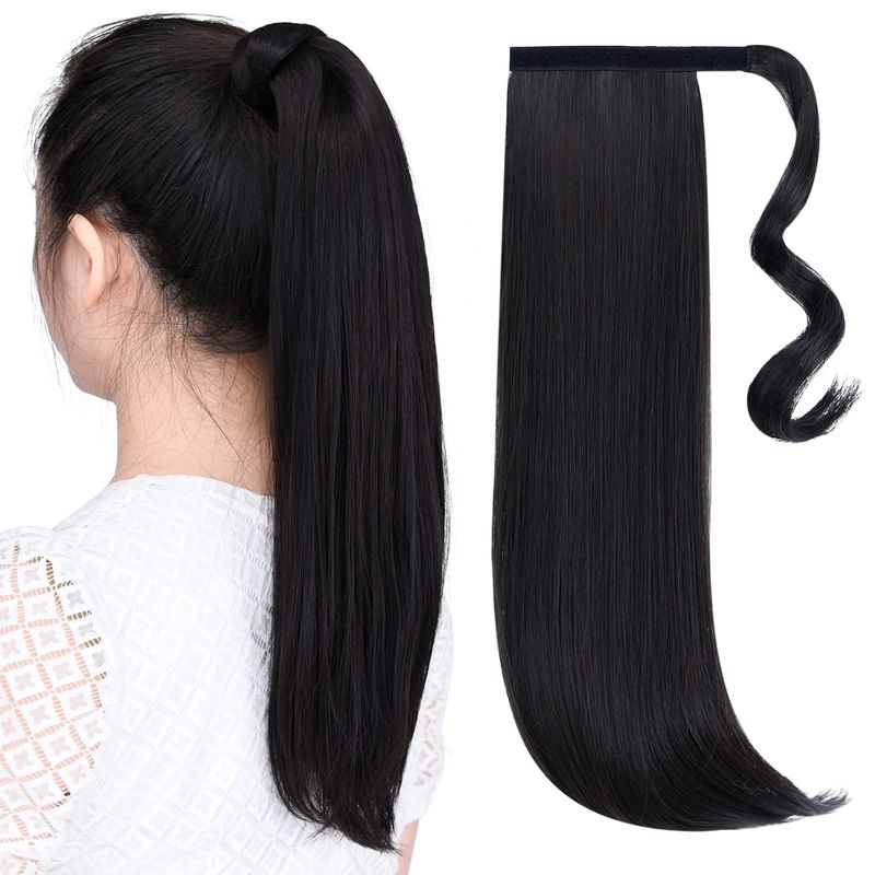 SYXLCYGG Clip Ponytail,Wrap Around Ponytails Extension Synthetic Girl ...