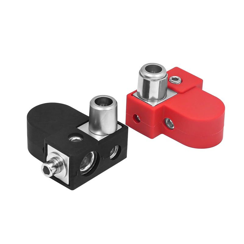 Recoil BTO Solid Brass Positive Negative Battery Terminals with Adaptor ...