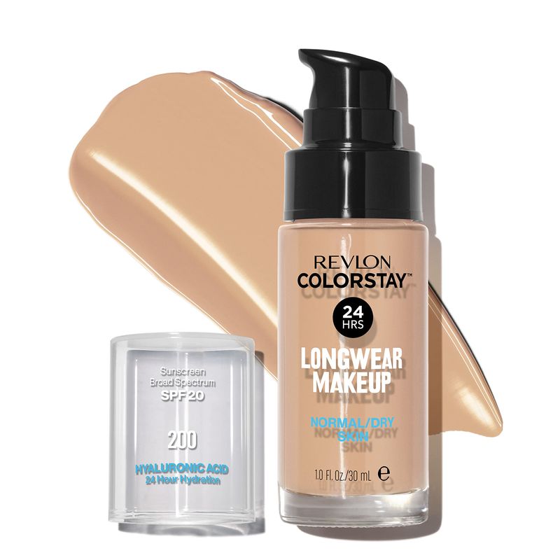 Revlon Liquid Foundation, ColorStay Face Makeup for Normal and Dry Skin ...
