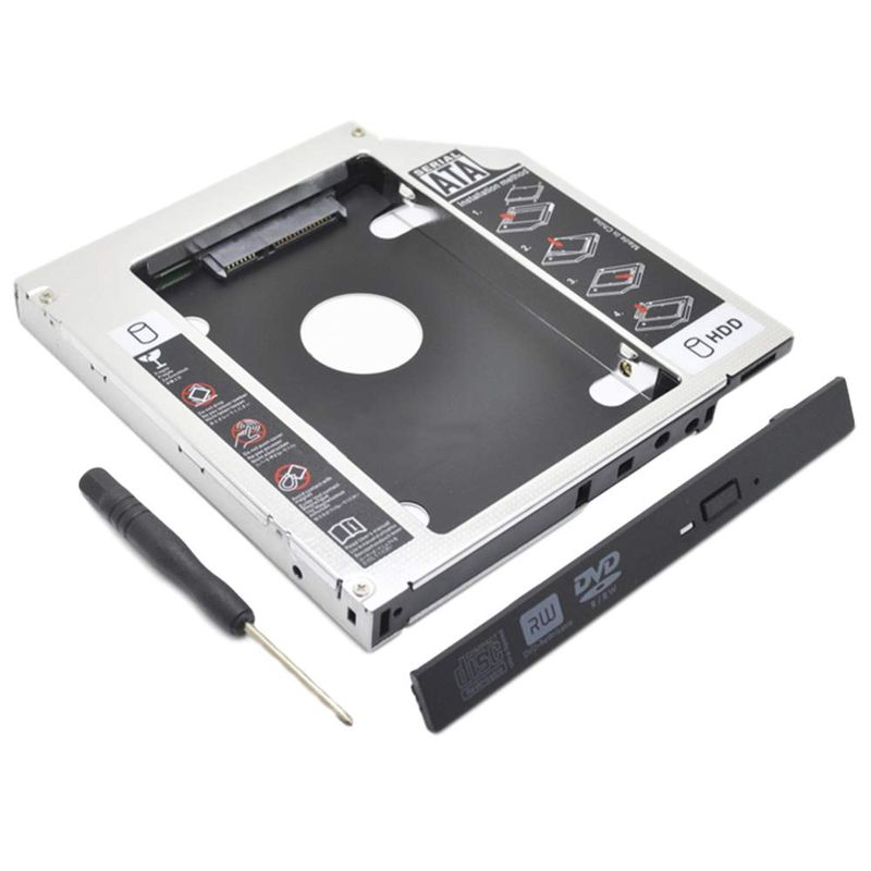Ren He 2nd 2.5" HDD SSD Mount for Optical Drive Bay SATA 3.0 Hard Disk ...