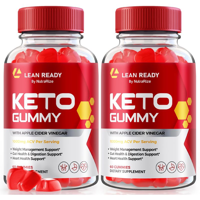 (2 Pack) Lean Ready Keto Gummies, Lean Ready Keto Gummy Advanced ...