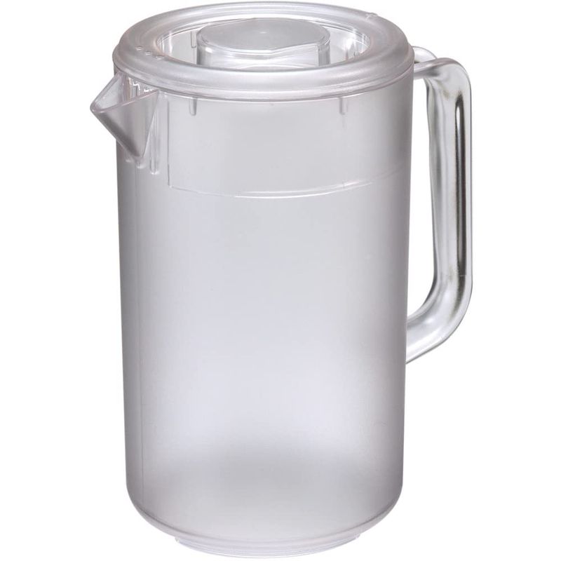 新輝合成(Shinki Gosei) トンボ 冷水筒 業務用 積み重ねられる 2.2リットル クリア アクアピッチャー プロ ウォーターピッチャー 幅13.5×奥行20×高さ21.5cm 日本 ...
