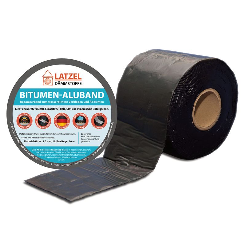 Bitumen/Aluminium Tape Black 100 mm - Online Marketplace - EveryMarket