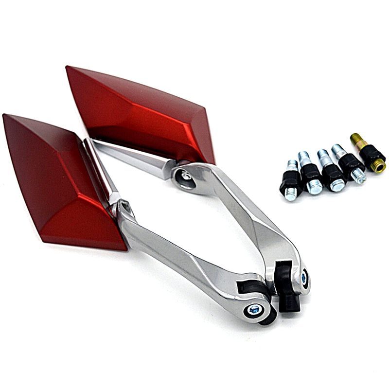 TradeWind Motorcycle Mirror Diamond Mirror Motorcycle Rearview Mirror ...