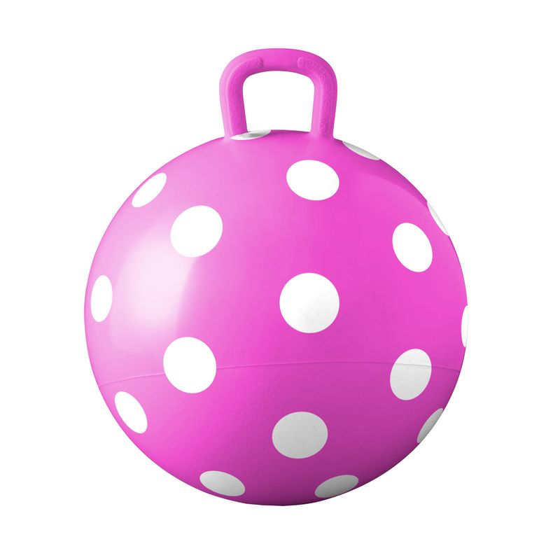 Hedstrom , Kid's Pink Polka Dot Hopper Ballride-on Toy, Bouncy Hopping ...
