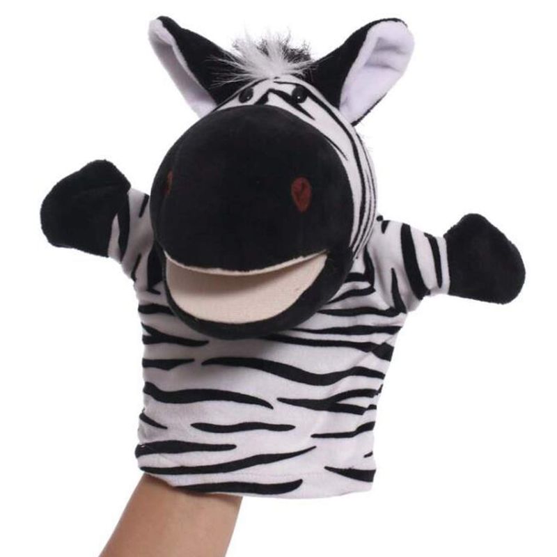 Hand Puppets Zebra Plush Animal Toys for Imaginative Pretend Play ...