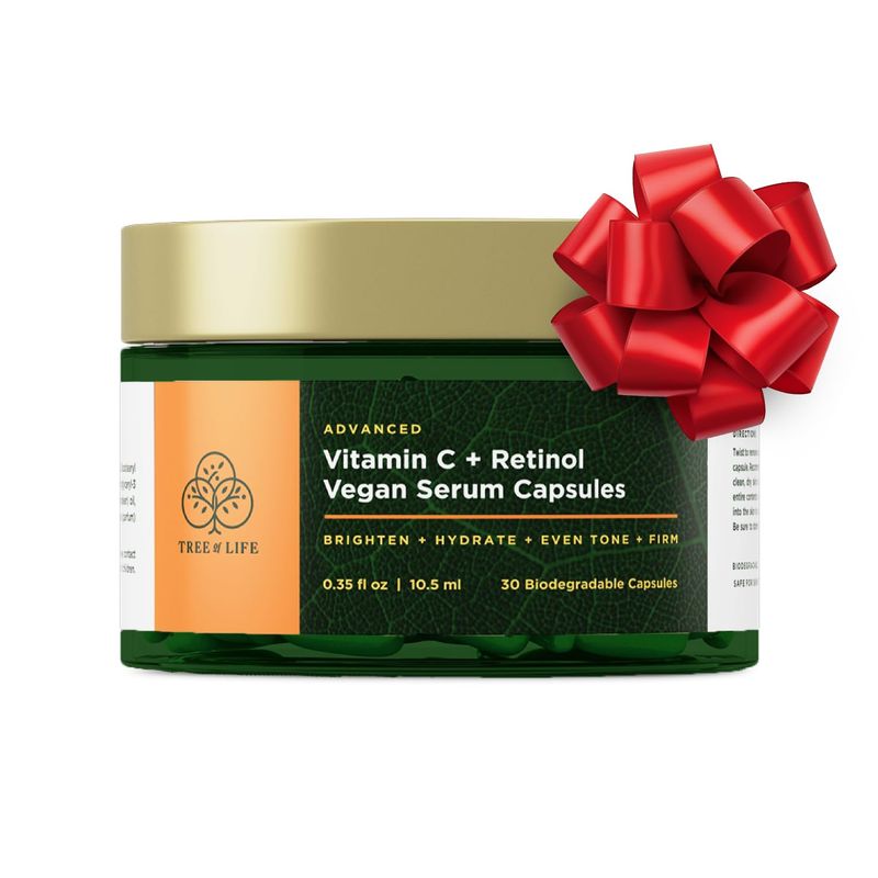 Tree of Life Vitamin C & Retinol Serum Capsules - Powerful, Hydration ...