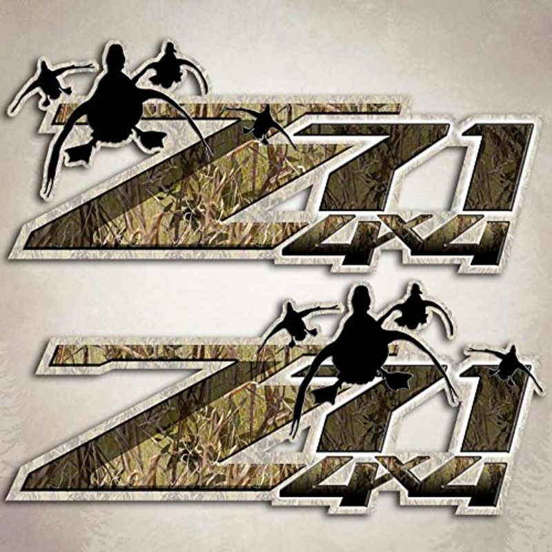 Aftershock 4x4 Duck Hunting Silverado Decal Camouflage Grass Camo ...