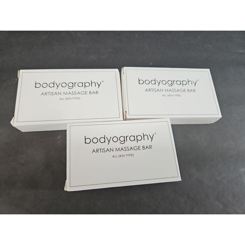 Bodyography Blanc Artisan Massage Soap Bars Lot of 3 Travel VEGAN ...