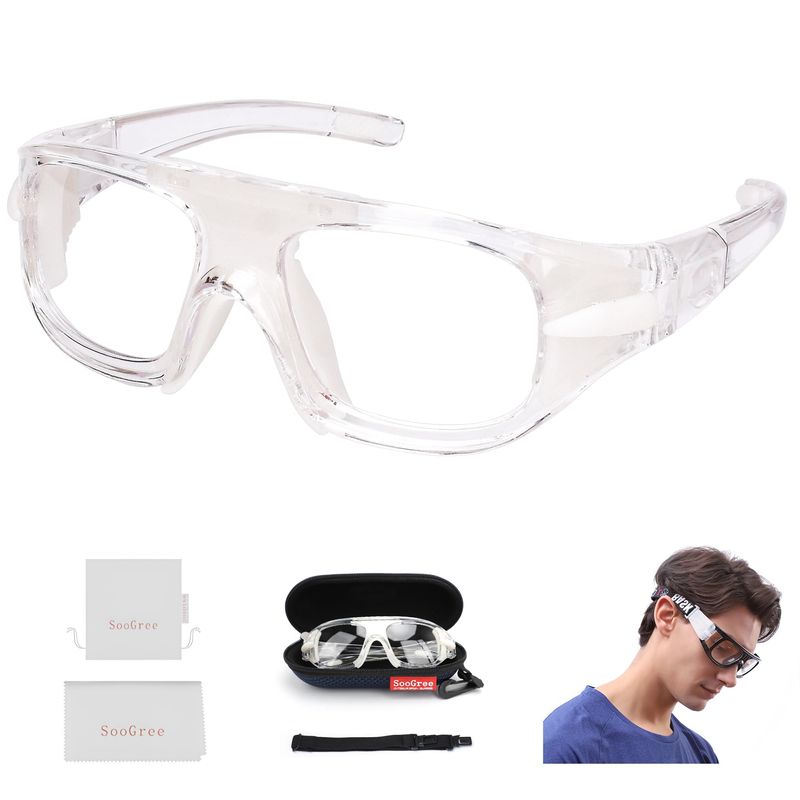 SooGree Sports Glasses, Basketball Football Soccer Racketball Goggles ...