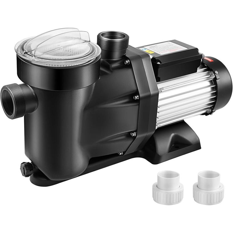 Hayward 2HP Variable 2-Speed Swimming Pool Pump Motor Strainer In/Above ...