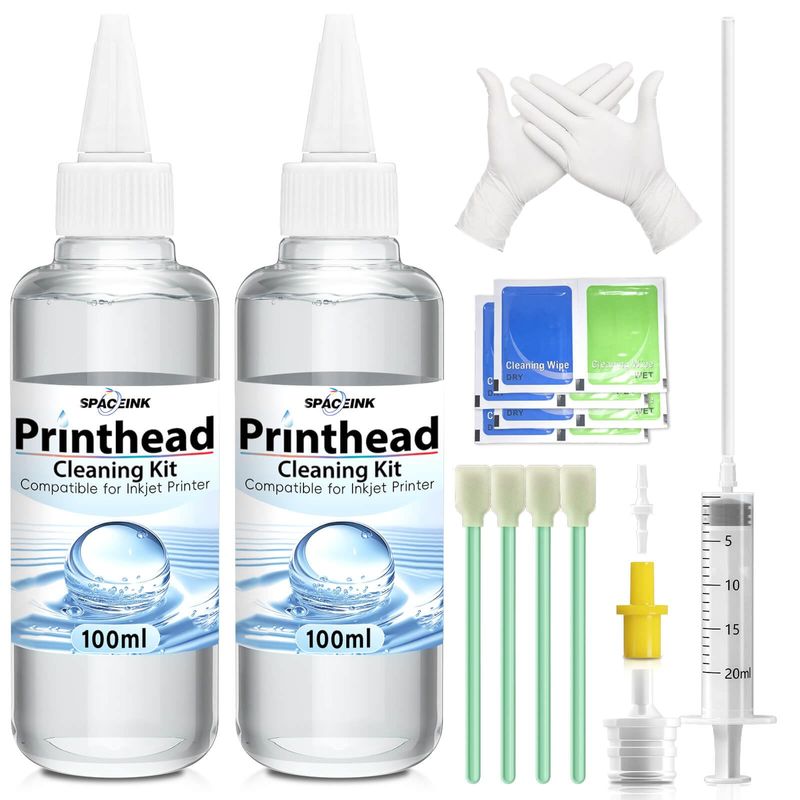 Spaceink Printhead Cleaning kit 200mL for Epson Printer, Printer ...