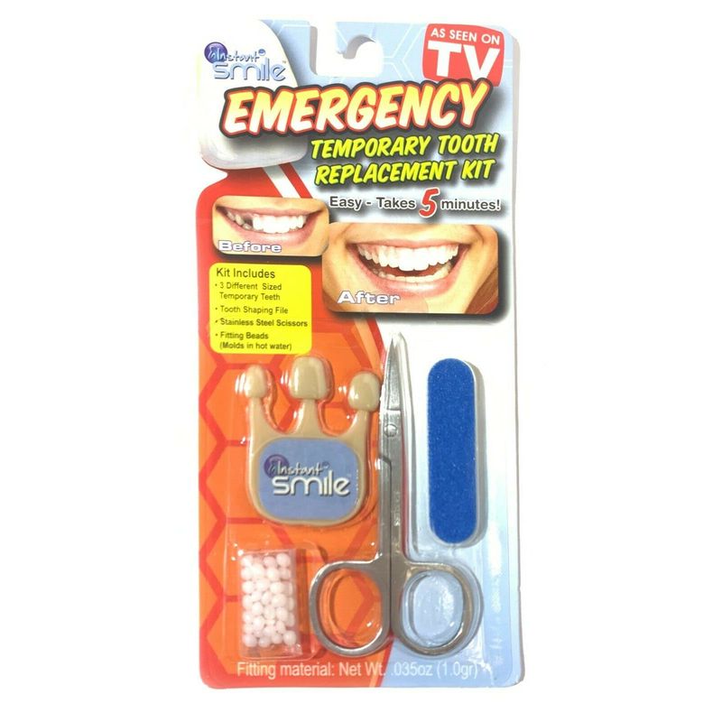 Instant Smile Emergency Temporary Tooth Replacement Kit -Dark - Online ...