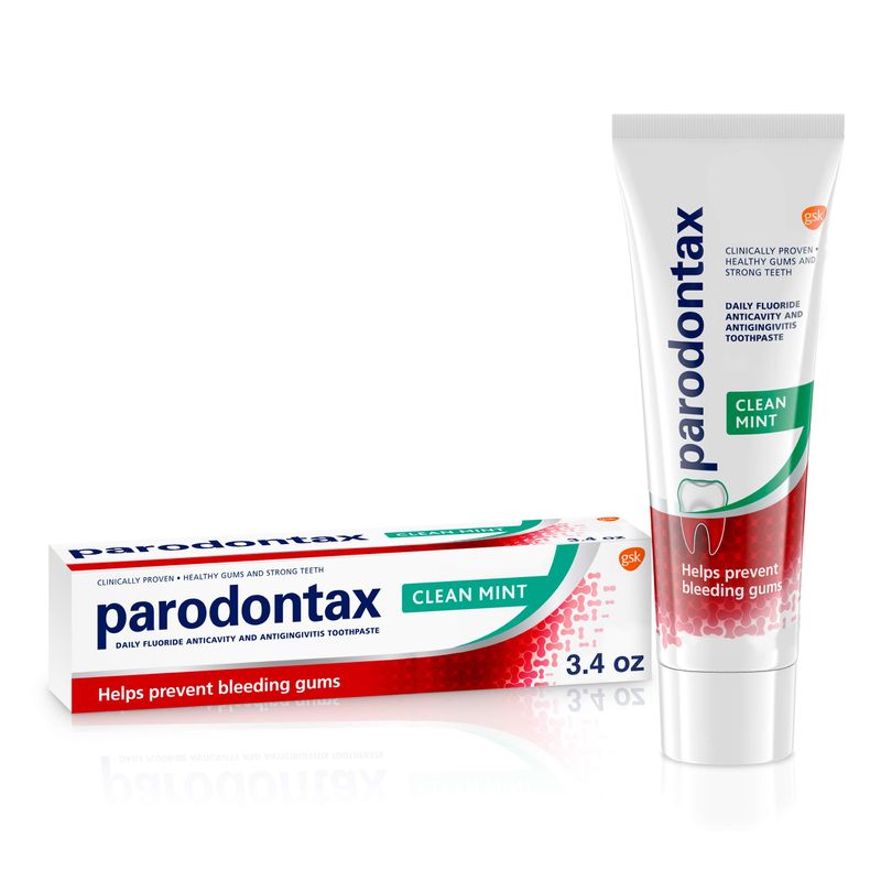 Parodontax Toothpaste for Bleeding Gums, Gingivitis Treatment and ...