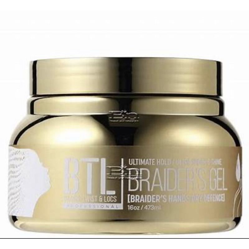 BTL Family size 16Fl oz. BTL Professional BRAIDING GEL Ultimate Hold ...