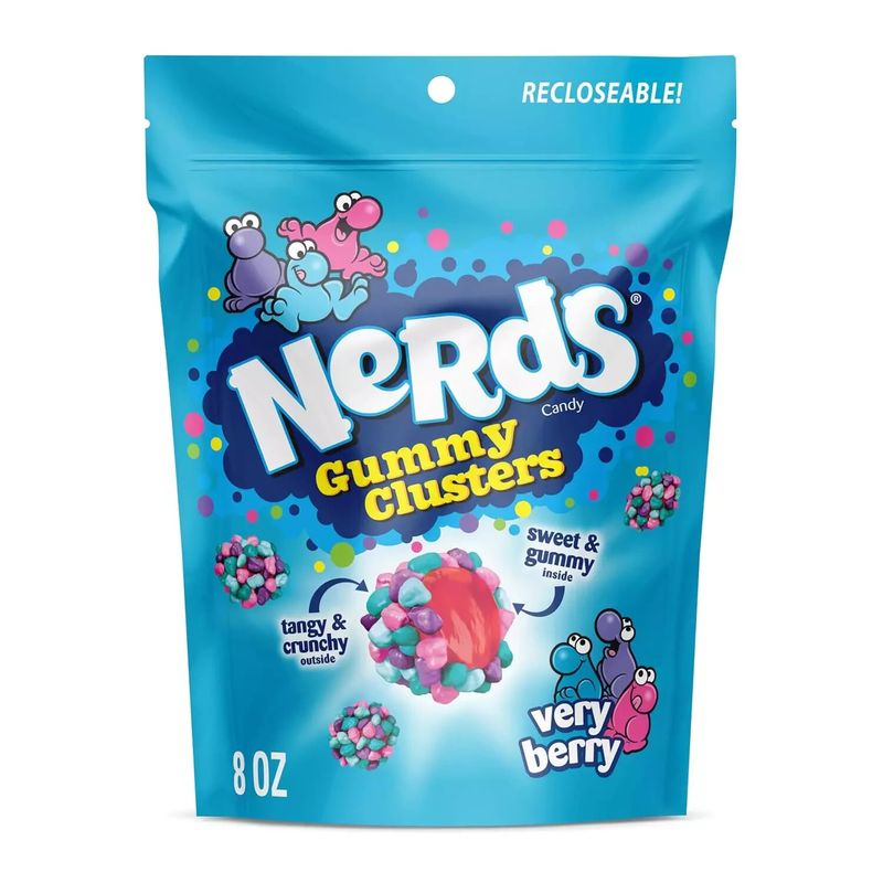 Gummy Clusters, Candy, Very Berry, Crunchy and Gummy, 8 Oz - Online ...