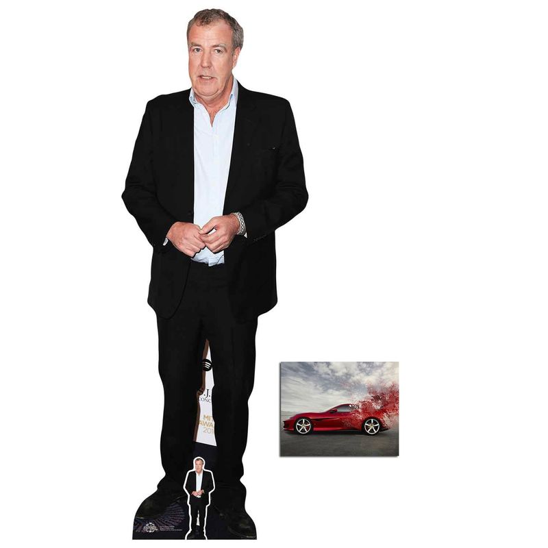 Fan Pack - Jeremy Clarkson Lifesize and Mini Cardboard Cutout/Standup ...